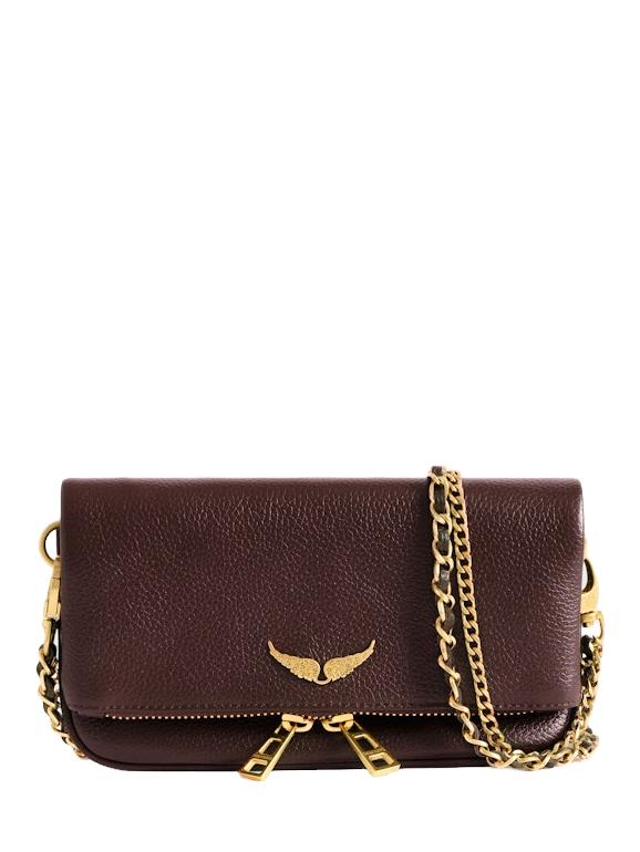 ZADIG&VOLTAIRE Zadig&Voltaire Rock Mini Clutch in Grained Leather